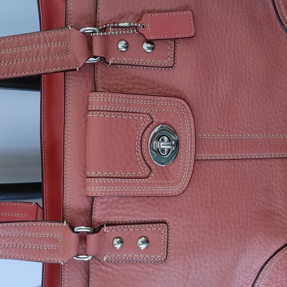 Coach | Bags | Coach Hamilton Pebbled Leather Large Tote | Poshmark